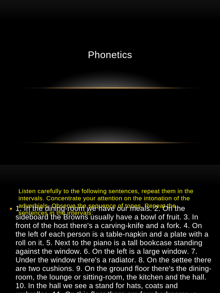 Phonetics Intonation of Direct Address PDF | PDF