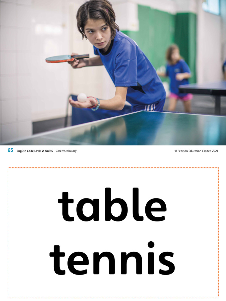 English Code BrE L2 Picture Cards Vocabulary U6 | PDF