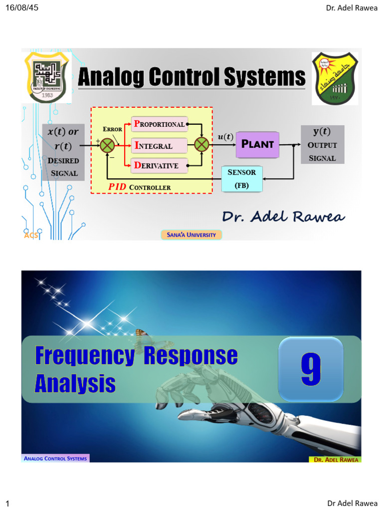 10 Analog Control Systems Frequency Response Analysis Chapter 10 | PDF | Applied Mathematics ...