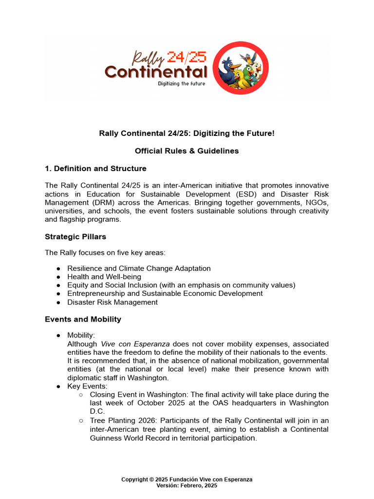 Continental Rally Rules 24_25 | PDF