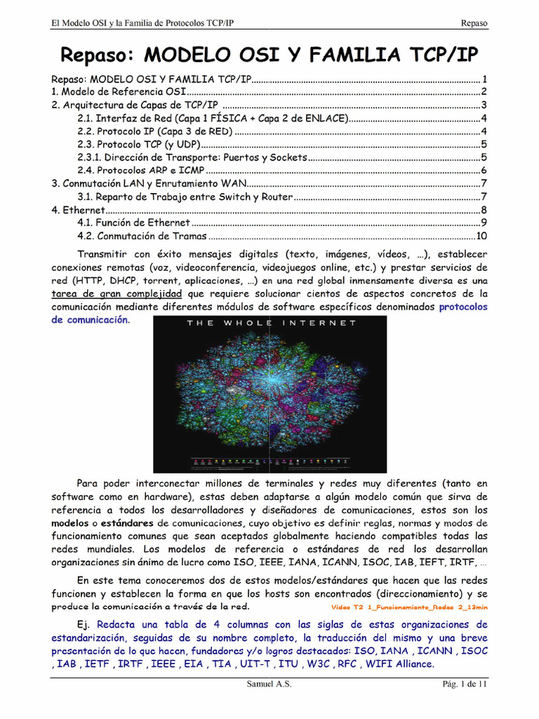 T0-3 Repaso Protocolos TCP-IP | PDF