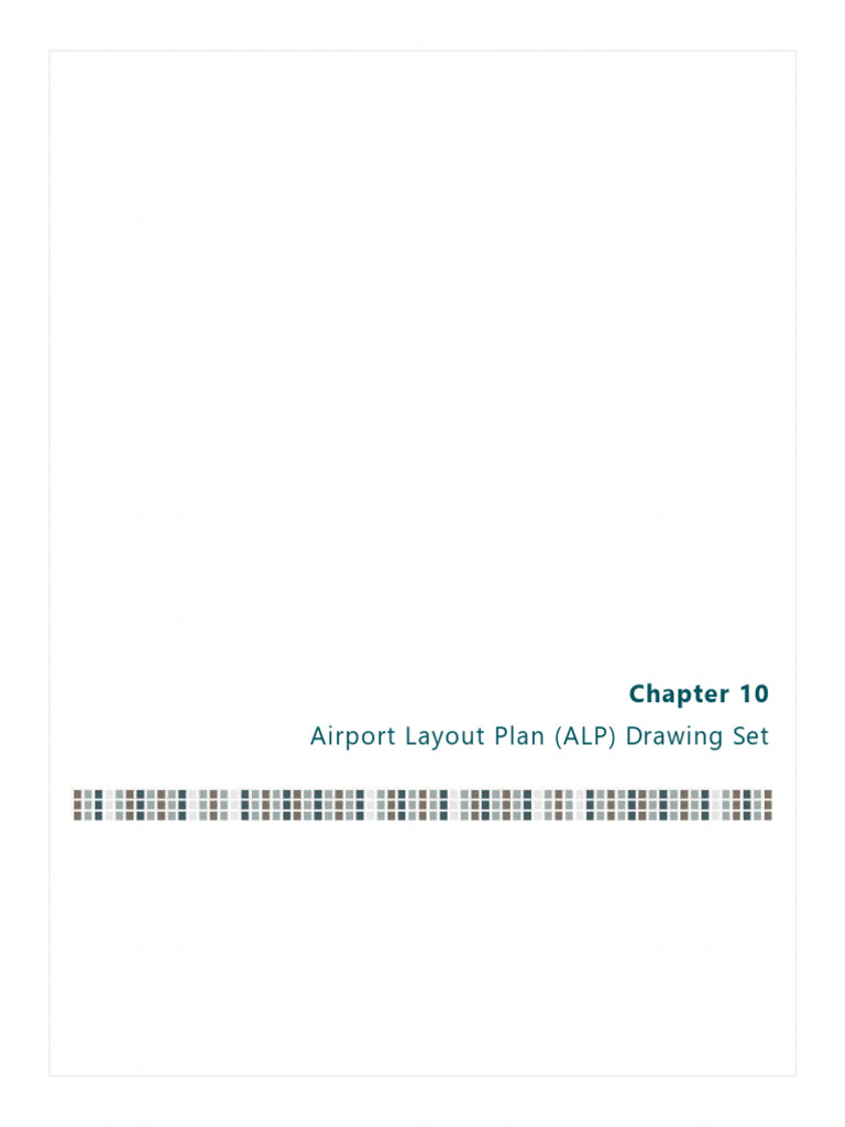 Chapter 10 Airport Layout Plan Drawing Set | PDF | Runway | Airport