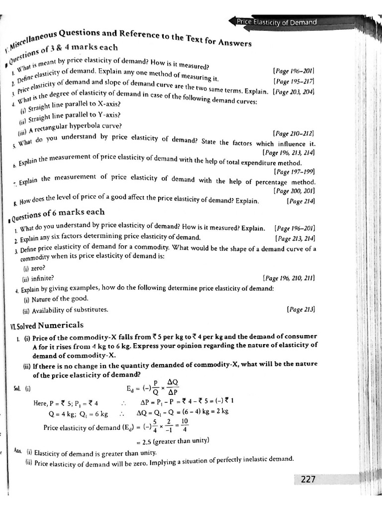 Economics Solved& Unsolved Numericals | PDF
