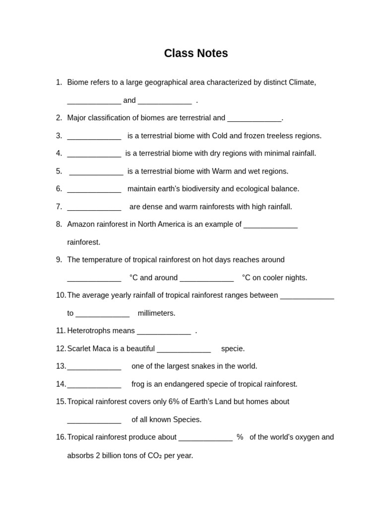 Class Notes (Hand-Out) | PDF