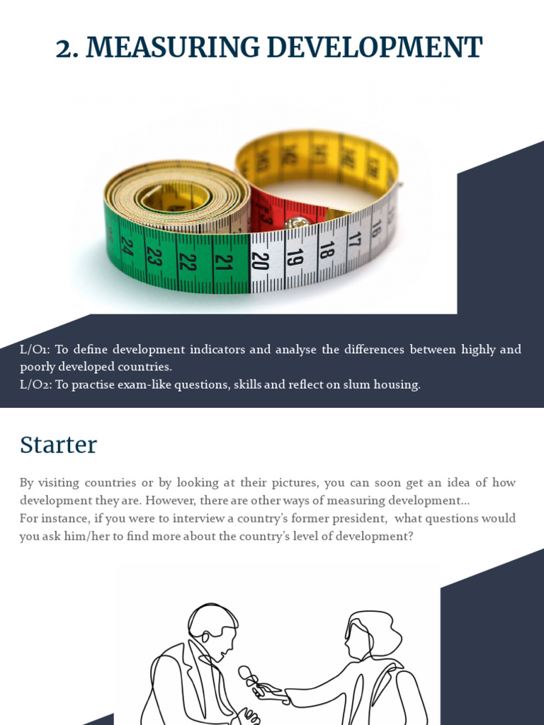 Measuring Development. Geography | PDF