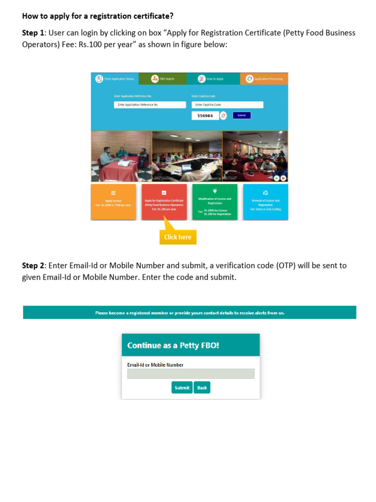 How to Apply for Food Business Registration | PDF