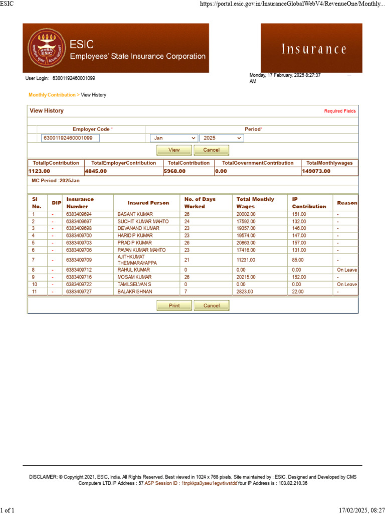 Esi Statement | PDF | Social Security | Social Programs