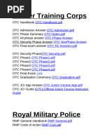 RMP - Tryout HandbookddAsdsdasdadsa | PDF | Military Police | Military