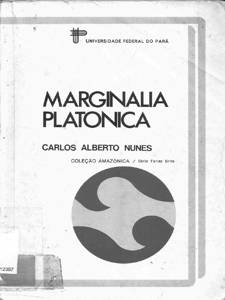 Marginália Platônica - Carlos Alberto Nunes | PDF