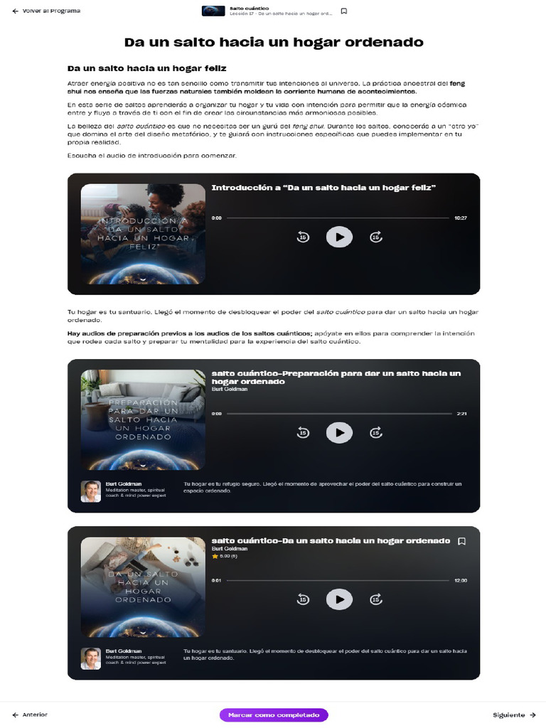 Lesson 17 - Da Un Salto Hacia Un Hogar Ordenado | PDF