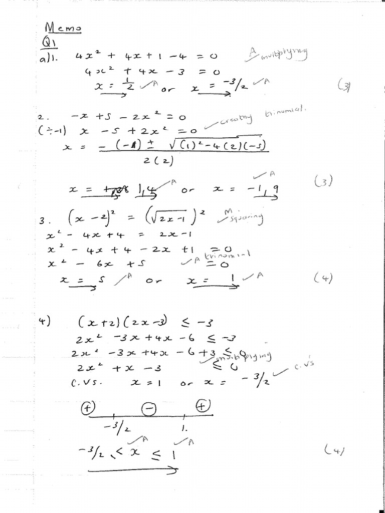 2019 IEB Maths G11 June Exam MG | PDF