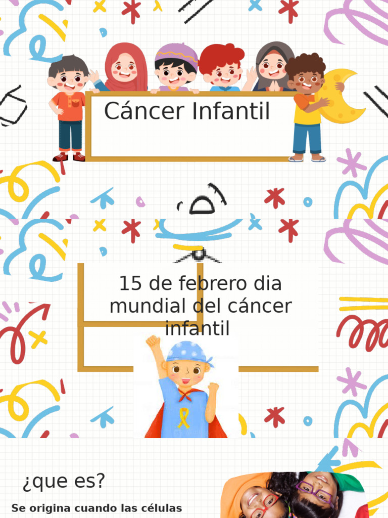 Cáncer Infantil: Tipos y Prevención | PDF