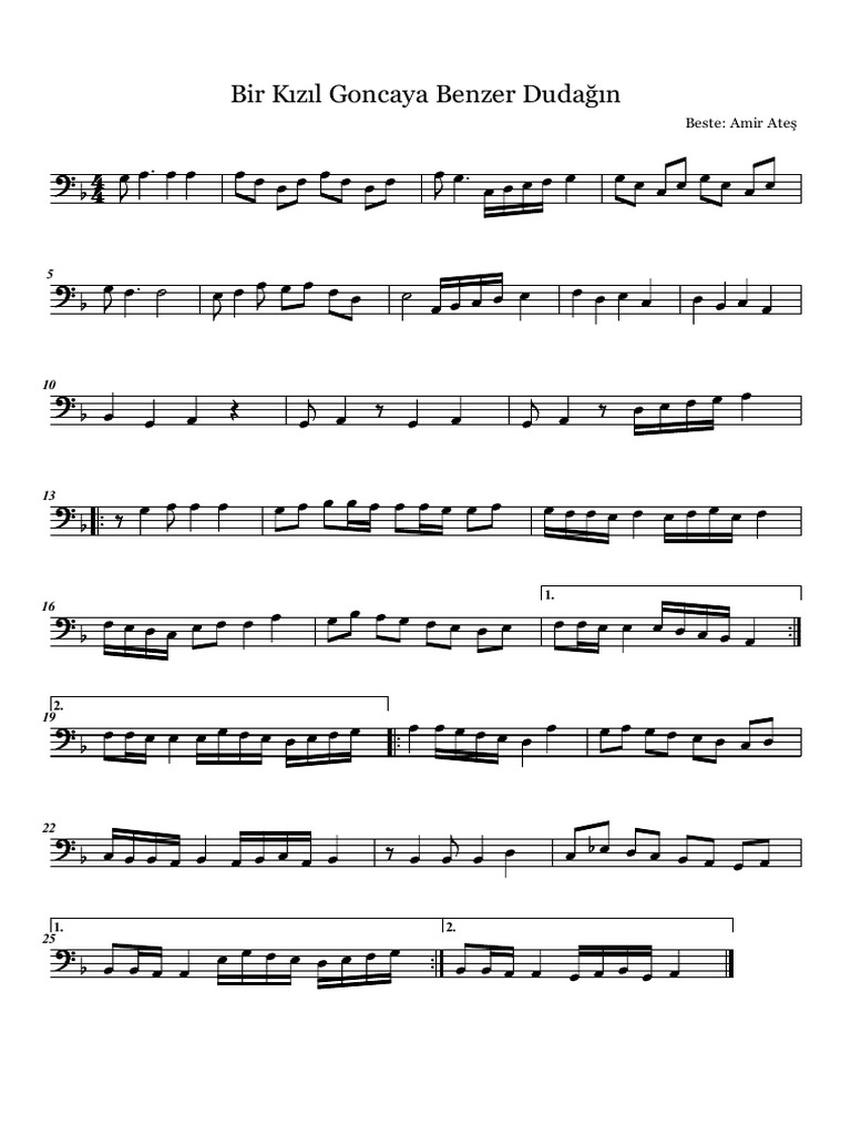 Bir Kızıl Gonca LA | PDF