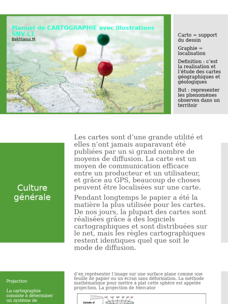 Manuel de Cartographie et Topographie | PDF | Cartographie | Topographie