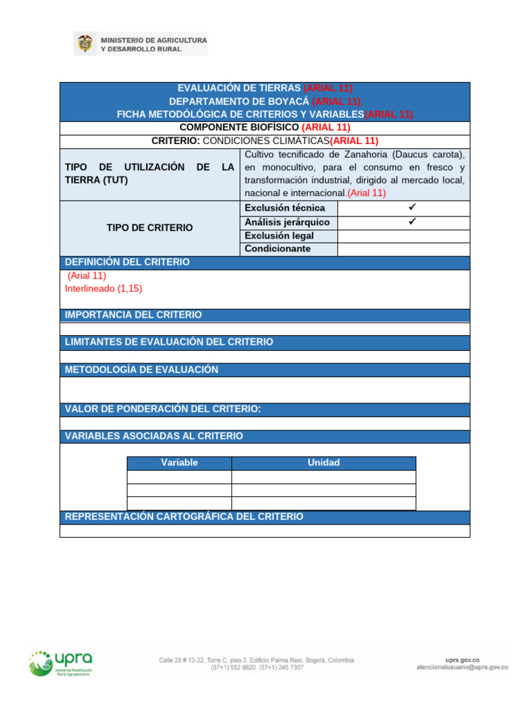 DT Formato Fichas 2023 | PDF