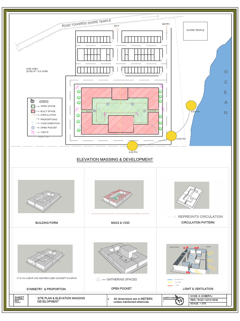 Final Site Plan Massing | PDF | Physics | Geometry