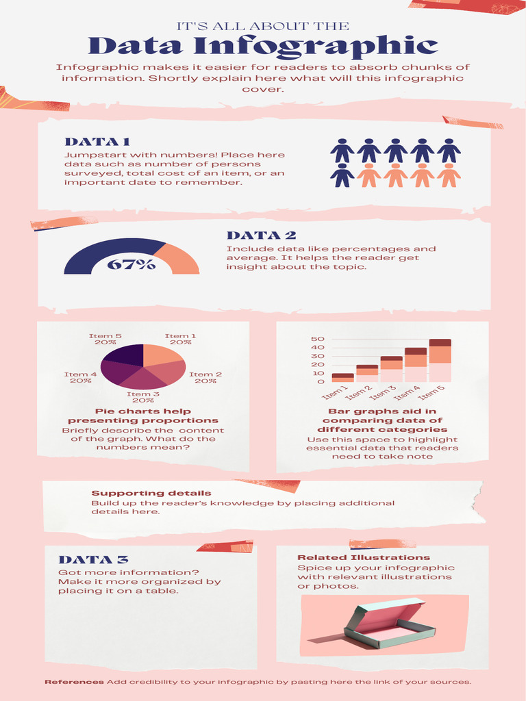 Pink and Blue Collage Scrapbook Data Infographic | PDF | Infographics ...