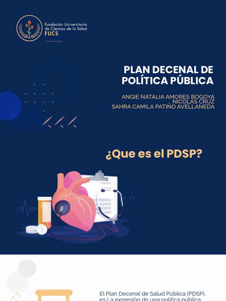 Plan Decenal de Salud Pública 2022-2031 | PDF | Planificación | Ministerio (Departamento de ...