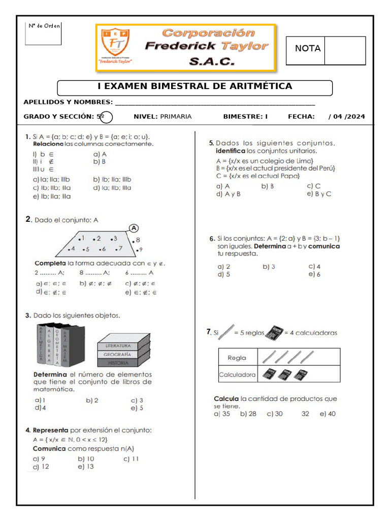 5ro de Primaria | PDF