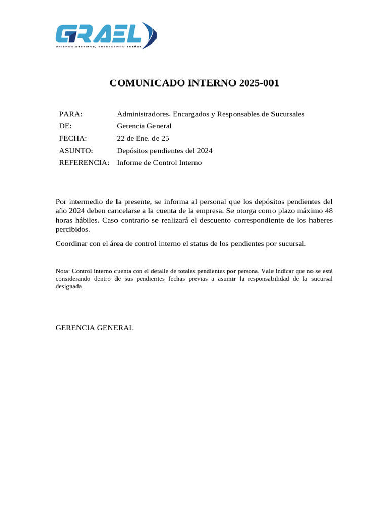 Depósitos 2024: Plazo y Descuentos | PDF