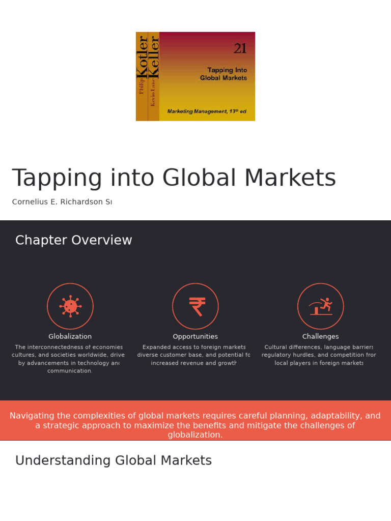 CH 21 Tapping Into Global Markets R Ce | PDF | Marketing | Market ...
