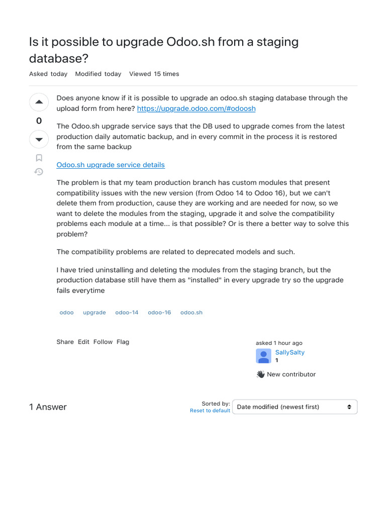 Odooupgradelib HowTo StackOverflow | PDF | Computing | Software