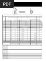 Hex Key Chart | PDF | Screw | Mechanical Engineering