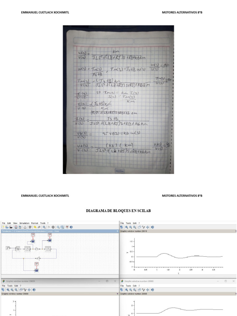 Diagrama de Bloques en Scilab | PDF
