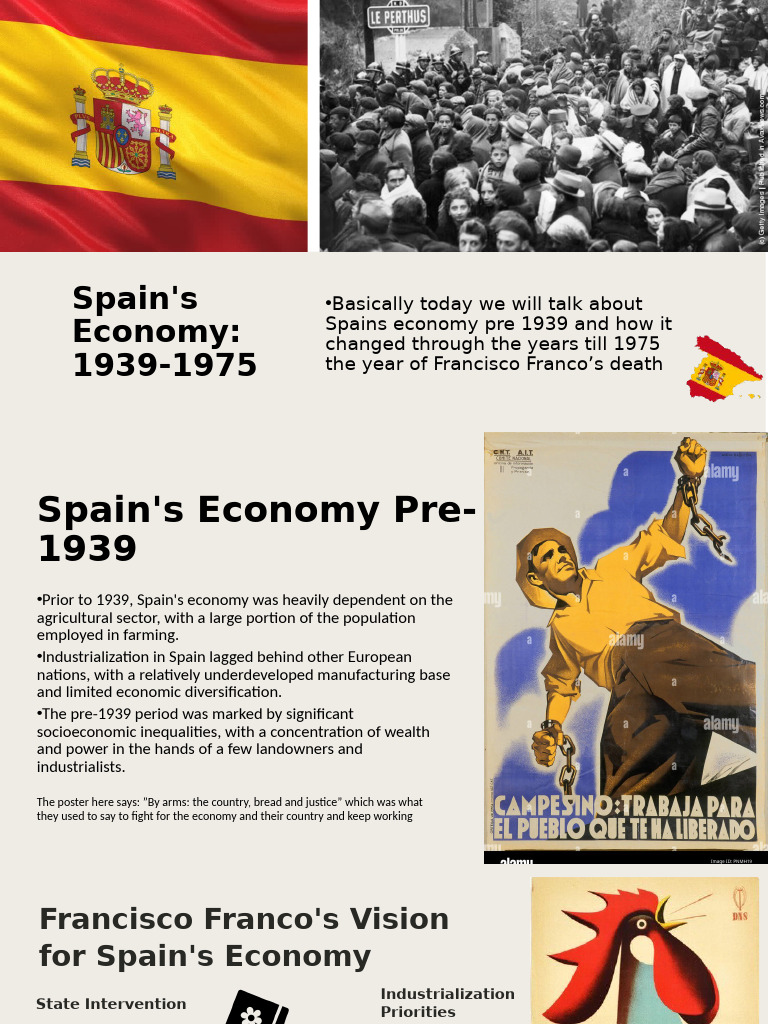 Spanish Civil War Economy Pre After Etc | PDF | Francoist Spain ...