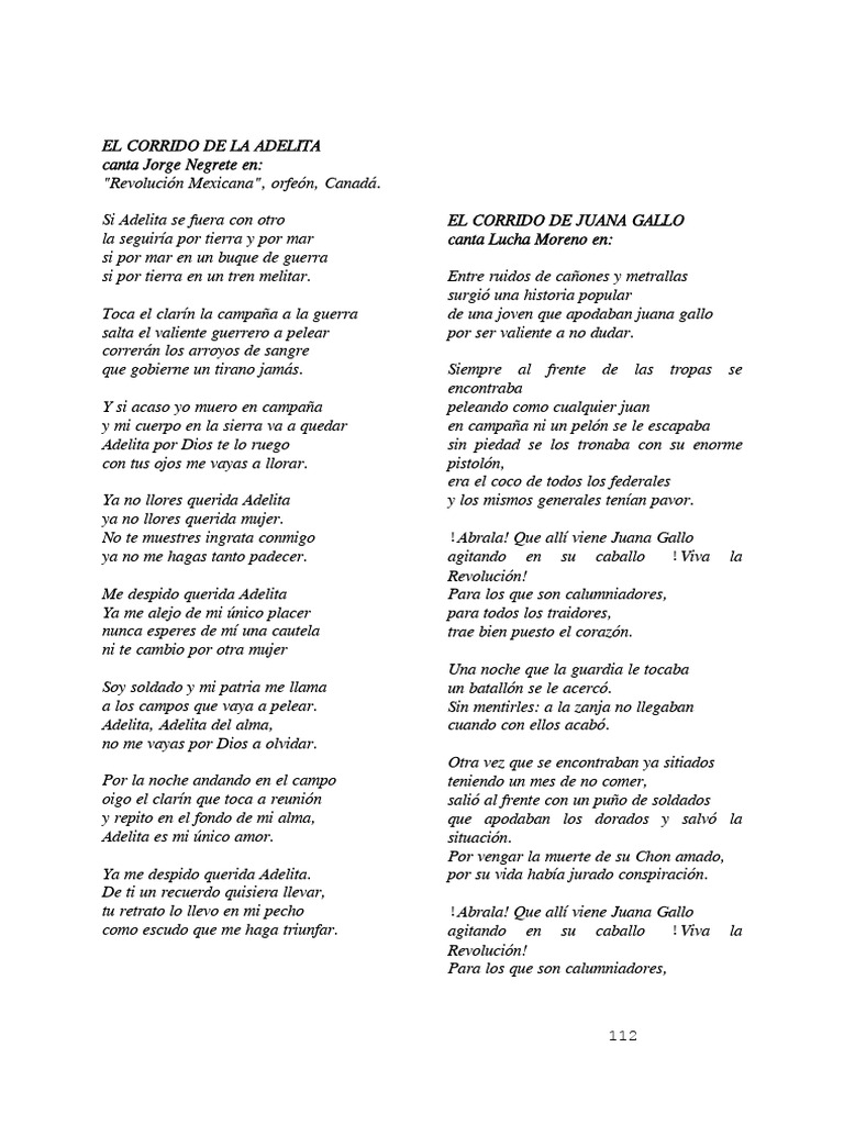 8 SOLDAD Context Corrido | PDF