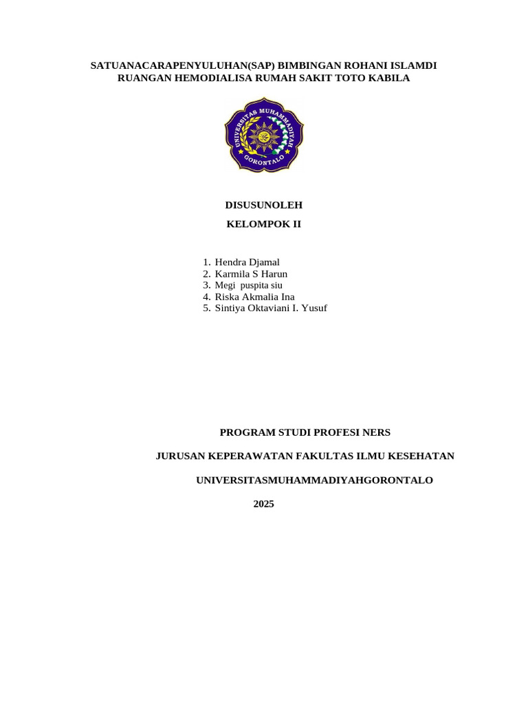 SATUAN ACARA PENYULUHAN KMB DI RUANGAN HD (1) | PDF
