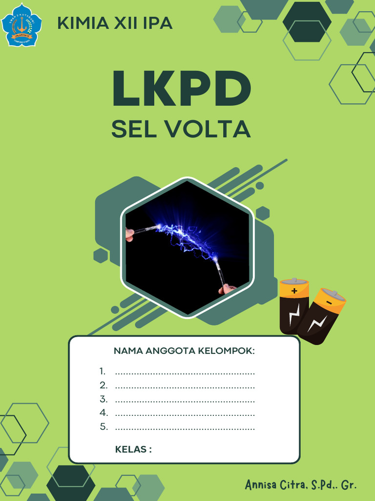 LKPD Sel Volta 566 (Print 1 Rangkap + 7 Rangkap Fotocopy) | PDF