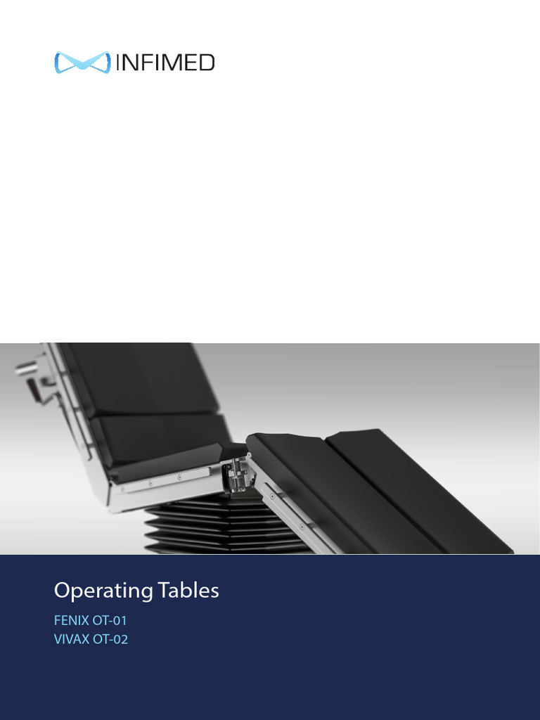 FENIX and VIVAX Operating Tables Overview | PDF | Orthopedic Surgery