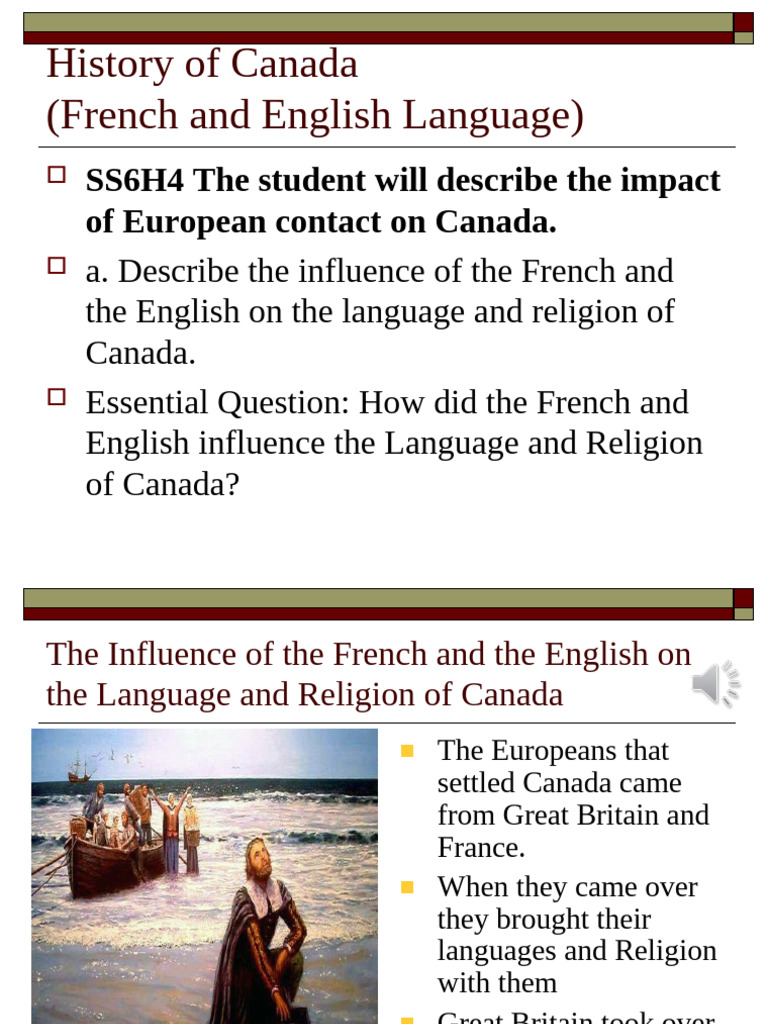 French and English Influence on Canada | PDF