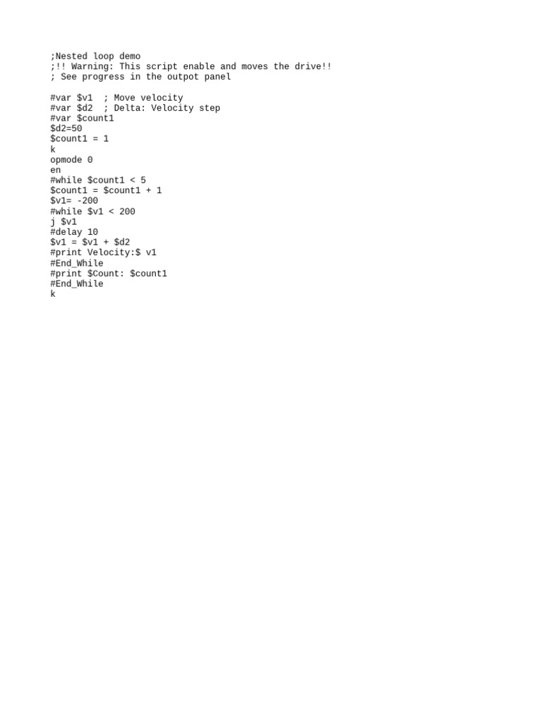 Demo NestedLoop | PDF