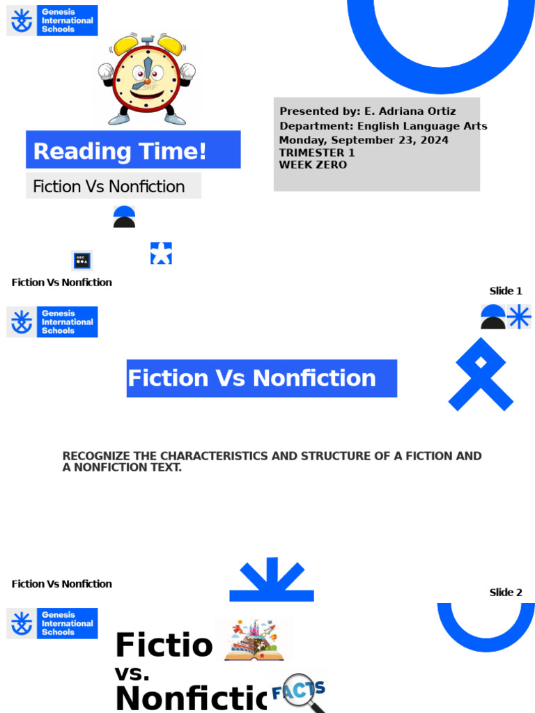 fiction vs nonfiction | PDF | Non Fiction | Written Communication