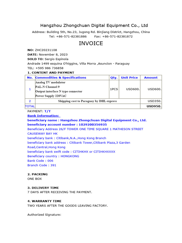 PI Paraguay231108 (ZHC) | PDF
