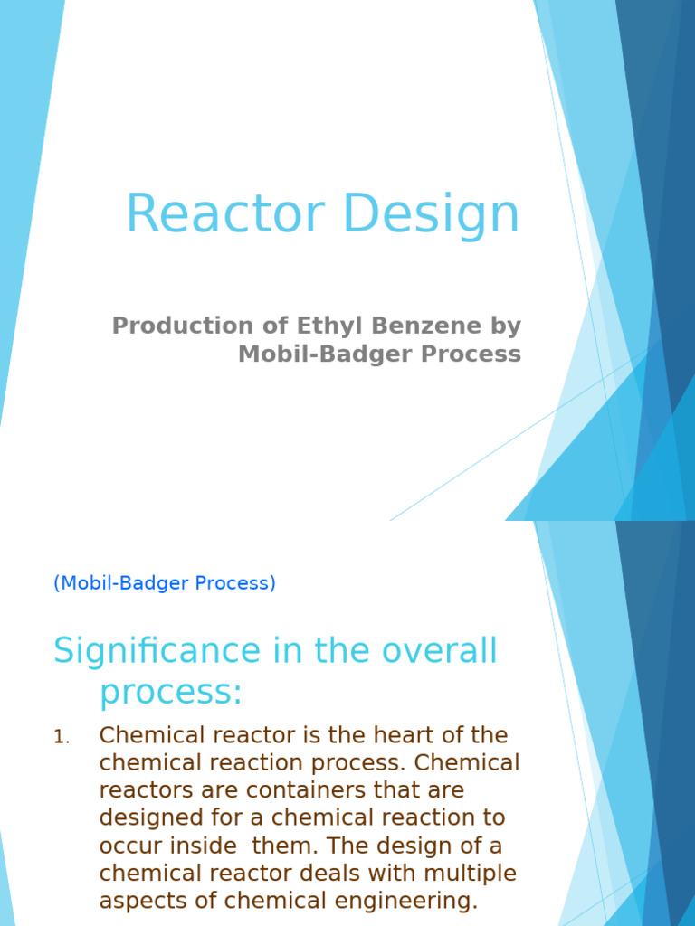 Reactor Design | PDF | Chemical Reactor | Process Engineering