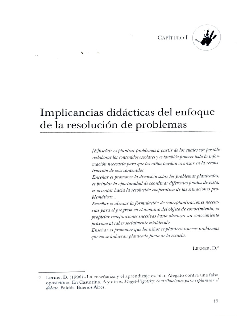Implicancias Didacticas Del Enfoque de La Resolucion de Problemas | PDF | Enseñando | Maestros
