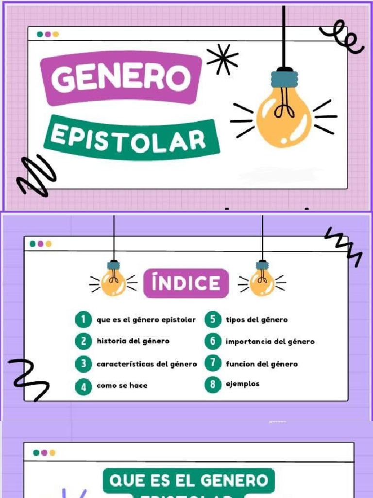 Género Epistolar 1.0 | PDF
