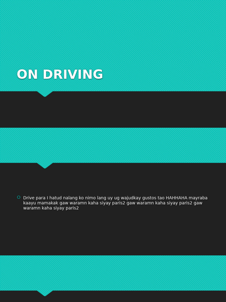 driving scene | PDF