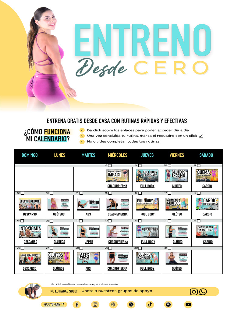Rutinas de Entrenamiento Efectivas | PDF