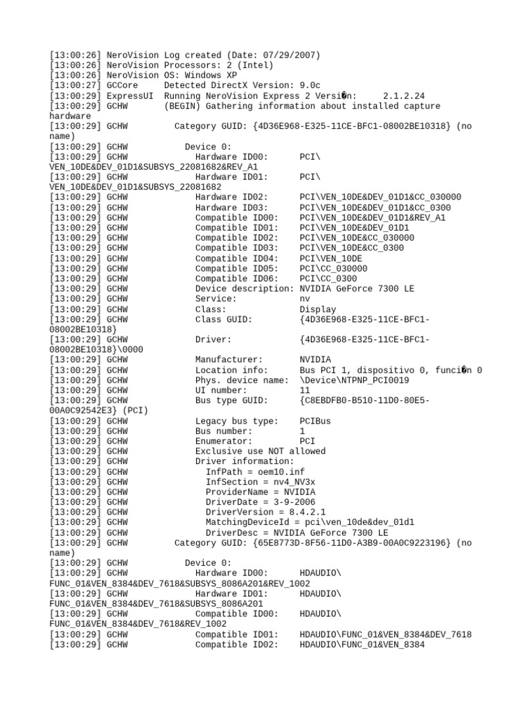 ERROR1 | PDF | Device Driver | Computing