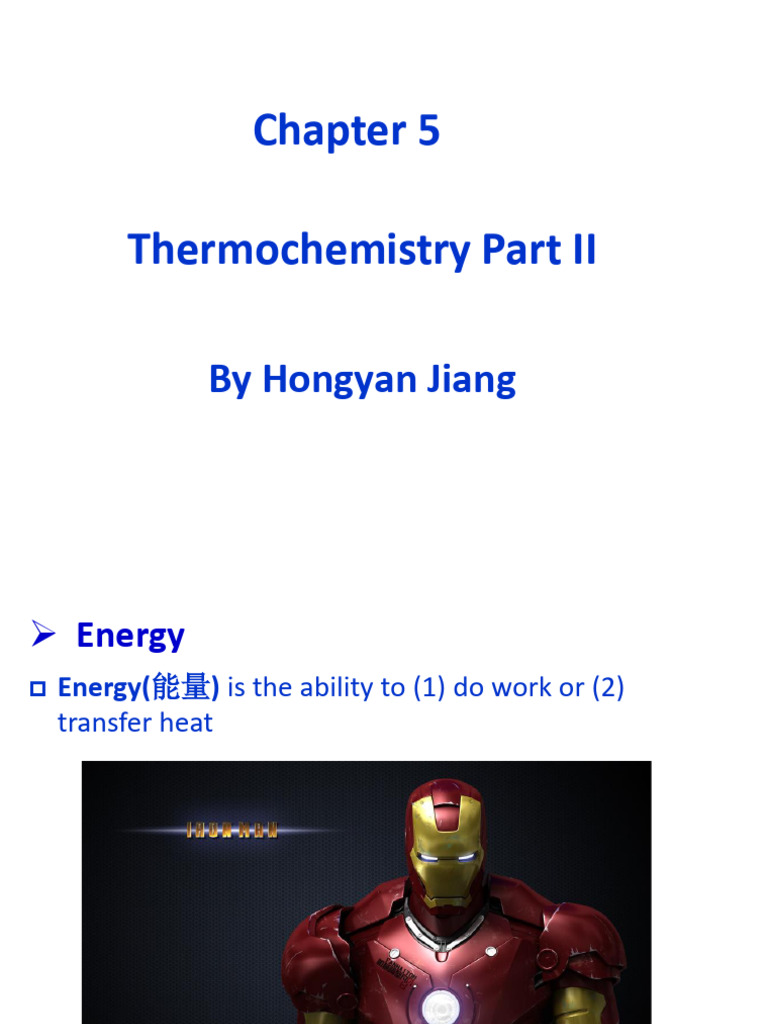 lecture 5 part II - 正式版 | PDF | Heat | Enthalpy
