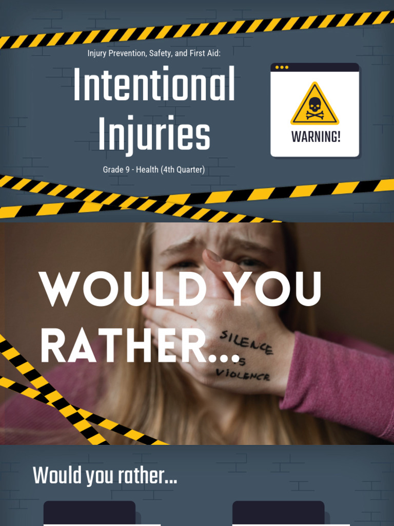 Grade-9-HEALTH-Intentional-Injuries | PDF
