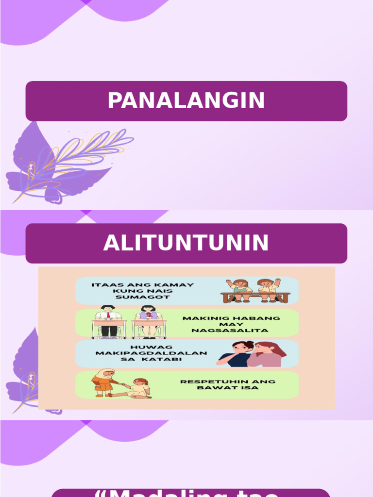 Pagpapaunlad NG Sarili Batay Sa Katangian NG Pagpapakatao para Sa Bayan g7 Final | PDF