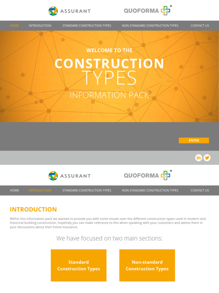 construction-types-information-pack | PDF | Roof | Framing (Construction)