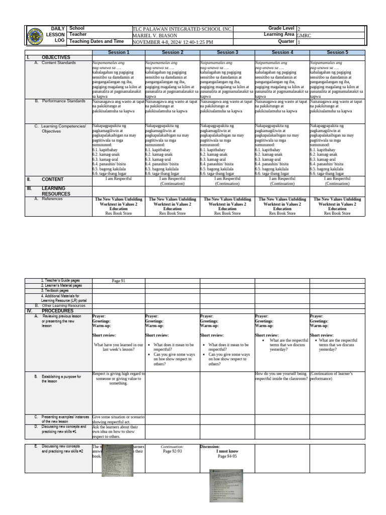 GMRC 2 - Q2 Week 5 | PDF | Procedural Knowledge | Human Communication