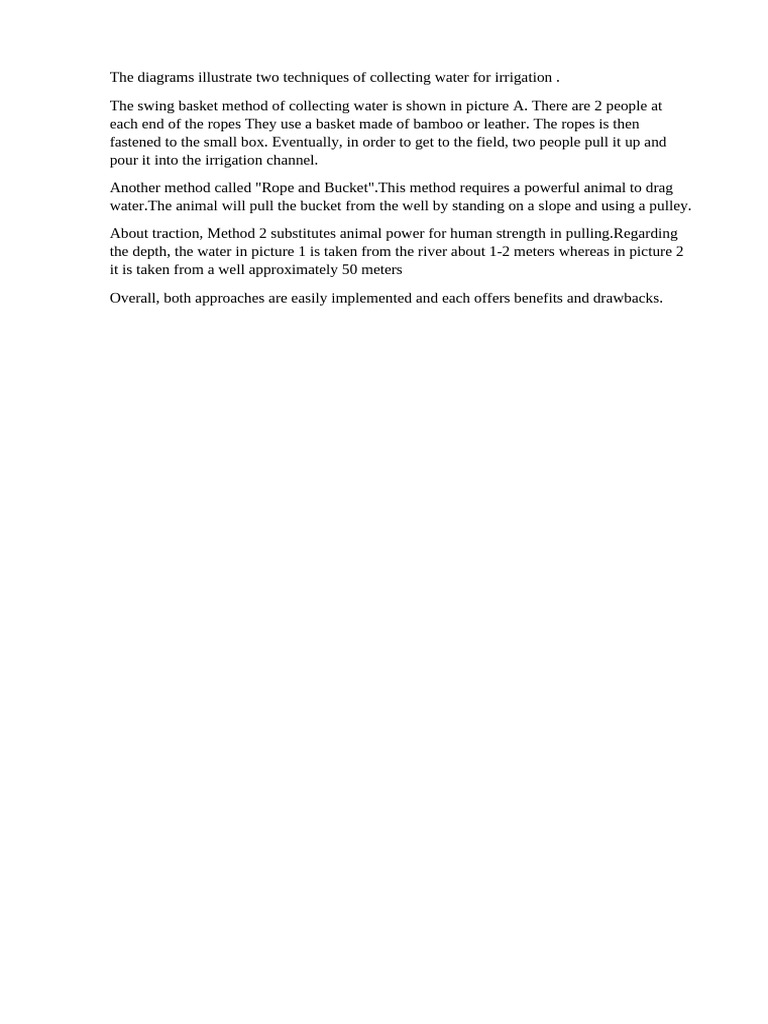 Water Collection Methods for Irrigation | PDF