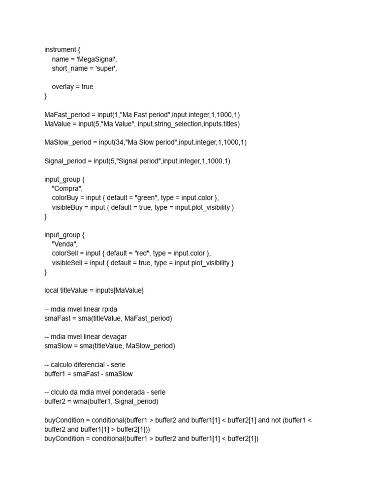 Script-Mega-Signal | PDF